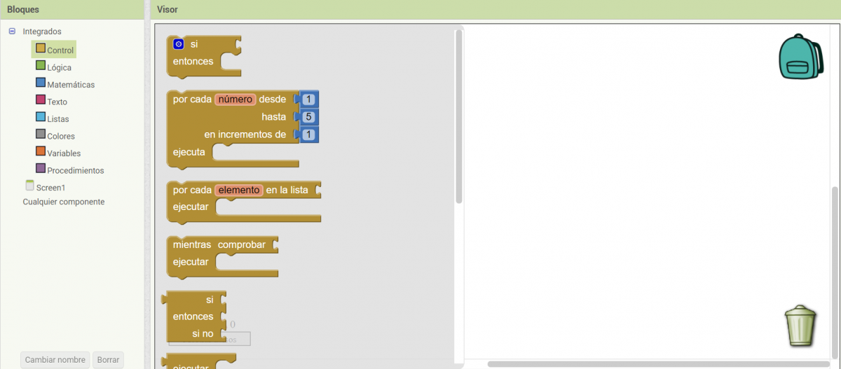 La interfaz de App Inventor a fondo – Programamos