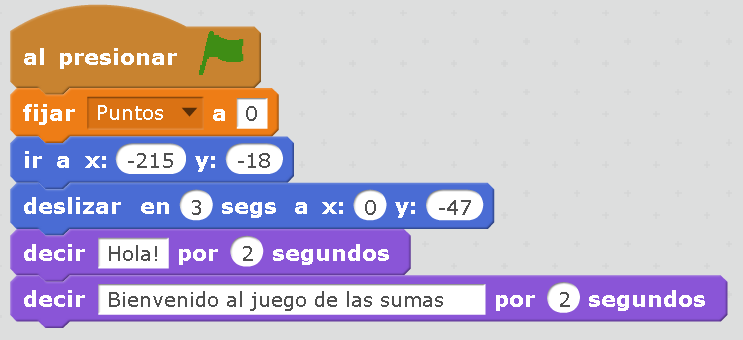 Trabajando las matemáticas con Scratch – Programamos
