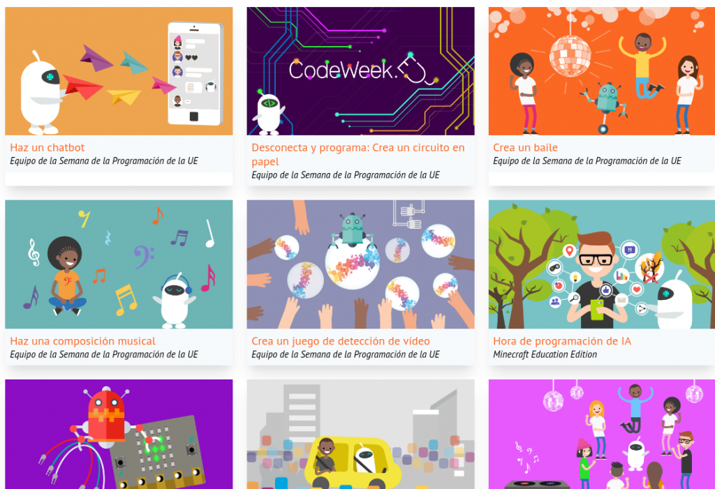 ¡Ya está aquí EU Code Week 2021! – Programamos